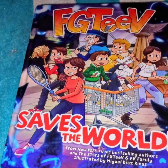 Other | Fgteev Saves The World Book | Poshmark